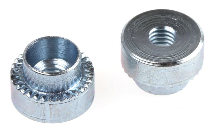 Hank | Hank Zinc plated & clear Passivated Steel Rivet Bush, M3 | 505 ...
