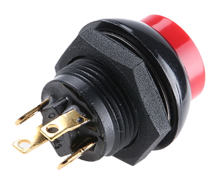 P9213121W Otto | Otto Push Button Switch, Momentary, Panel Mount, SPDT ...