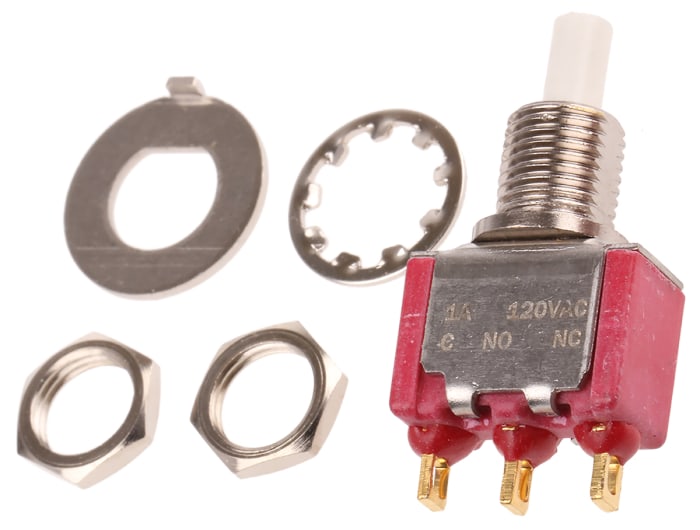 8121SHZGE C & K | C & K 8020 Series Push Button Switch, Momentary ...