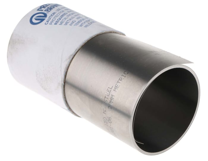 RS PRO | Steel Shim, 2.5m x 150mm x 0.2mm | 518-879 | RS