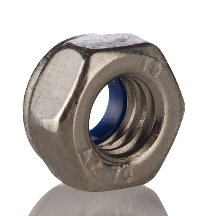RS PRO | RS PRO Stainless Steel Lock Nut, DIN 985, M6 | 521-945 | RS