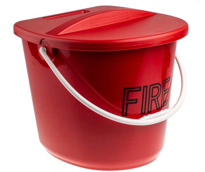 RS PRO | Wall Mounted Plastic Fire Bucket | 523-061 | RS