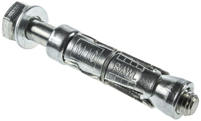 R-RBL-M10/25W RawlPlug | RawlPlug Steel Masonry Anchor M10 x 90mm, 16mm Fixing Hole | 525-420 ...