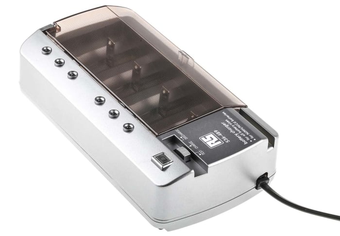 RS PRO | RS PRO Battery Charger For NiCd, NiMH 9V, AA, AAA, C, D 1.2 V ...