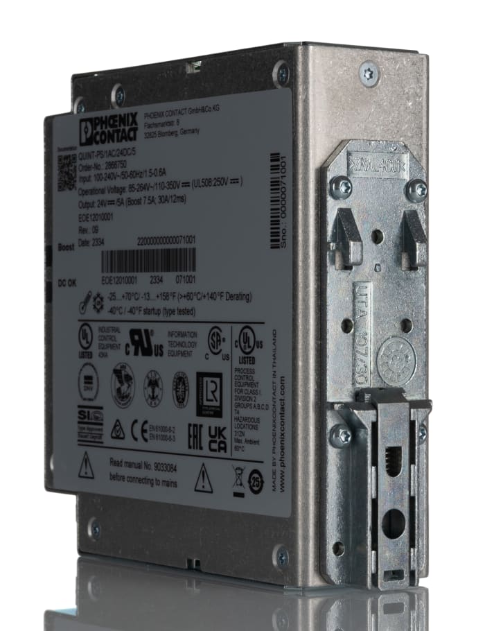 2866750 Phoenix Contact | Phoenix Contact QUINT POWER Switched Mode DIN ...