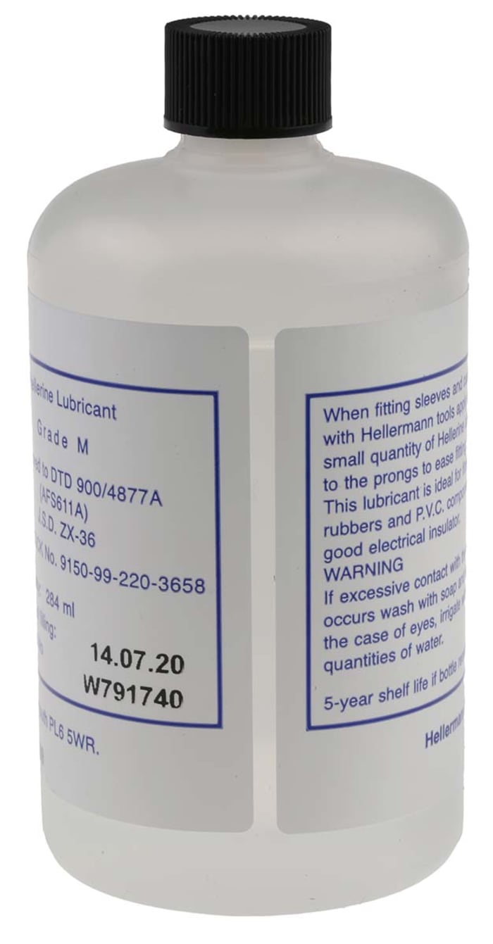 RS.LUB-284ML HellermannTyton | Cable Sleeve Tool Hellerine Lubricant ...