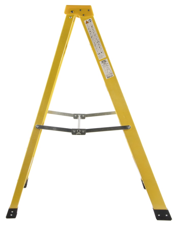 RS PRO | RS PRO Fibreglass 5 steps Step Ladder, 1.33m platform height ...
