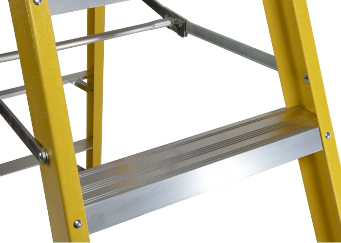 RS PRO | RS PRO Fibreglass 7 steps Step Ladder, 1.9m platform height ...