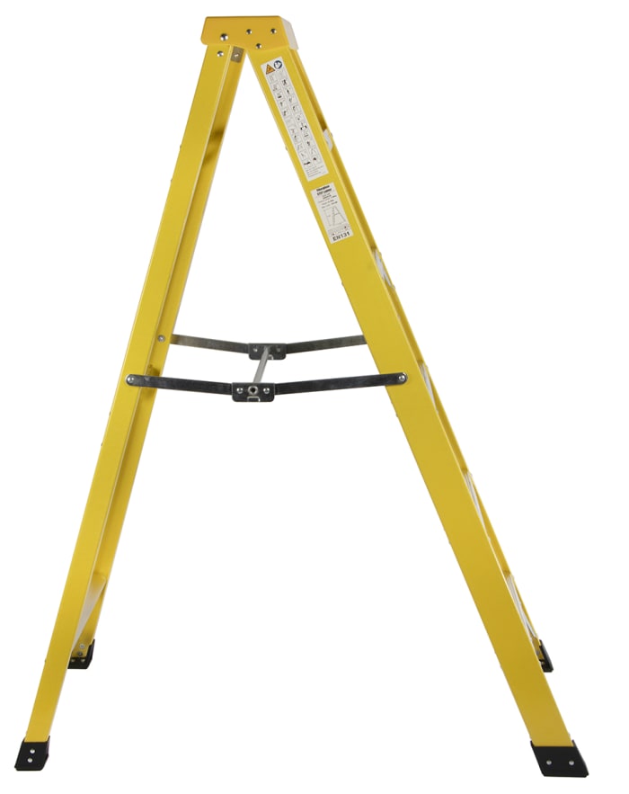 RS PRO | RS PRO Fibreglass 6 steps Step Ladder, 1.6m platform height ...