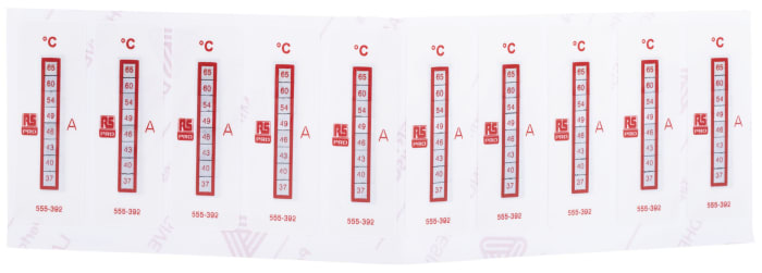 RS PRO | RS PRO Non-Reversible Temperature Sensitive Label, 37°C to 65 ...