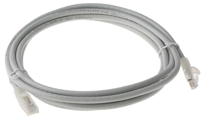 RS PRO | RS PRO, 3m Cat6, Grey RJ45 to Male RJ45 Male, U/UTP Unshielded ...