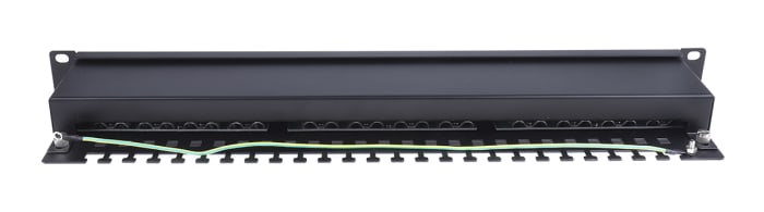 RS PRO | RS PRO Cat5e 24 Port RJ45 RJ Patch Panel STP 1U Black | 557 ...