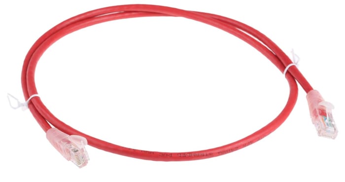 RS PRO | RS PRO, 10 m Cat5e Ethernet Cable, Red RJ45 to Male RJ45 Male ...