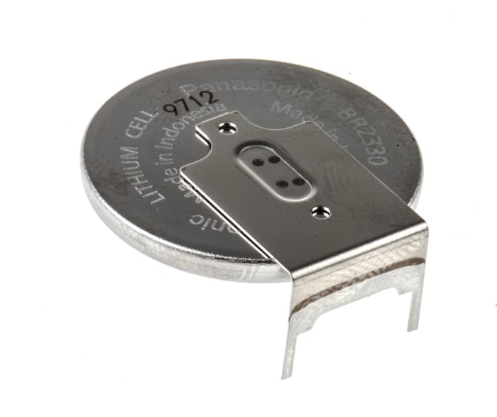 BR-2330/GUN Panasonic | Panasonic BR2330 Button Battery, 3V, 23mm ...