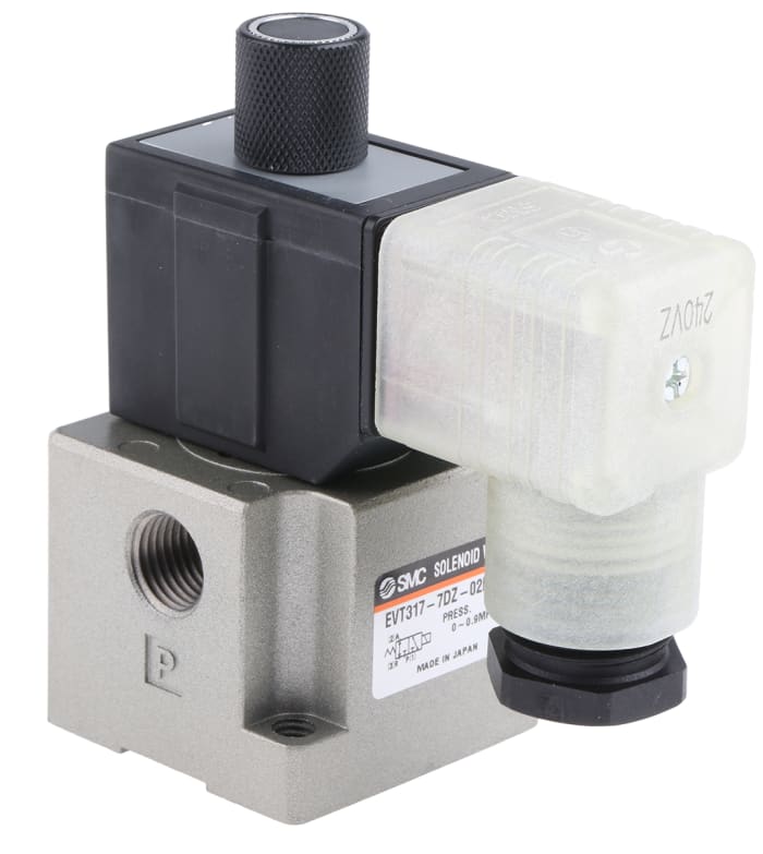 EVT317-7DZ-02F-Q SMC | SMC 3/2 Pneumatic Control Valve - Spring ...