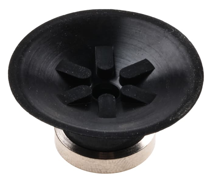 ZP25CN SMC | SMC 25mm Flat with Rib NBR Suction Cup ZP25CN | 725-412 | RS