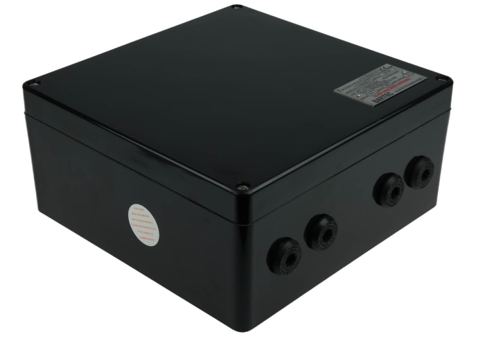 GB 255 - 730385 Bartec | Bartec GB Series Black Junction Box, IP66, 20 Terminals, ATEX, 255 x ...