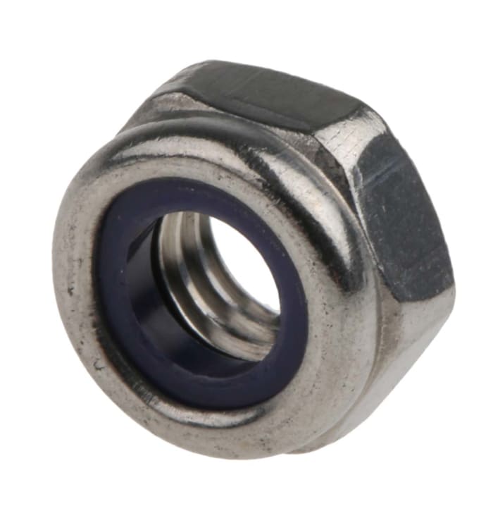 RS PRO | RS PRO Stainless Steel Lock Nut, DIN 985, M6 | 767-832 | RS