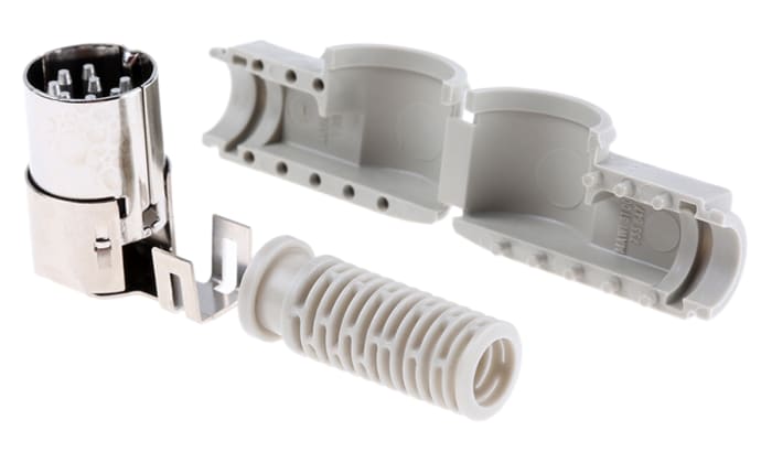 RS PRO | Conector DIN acodado Macho RS PRO de 8 vías, 4A, 34 Vac/dc ...