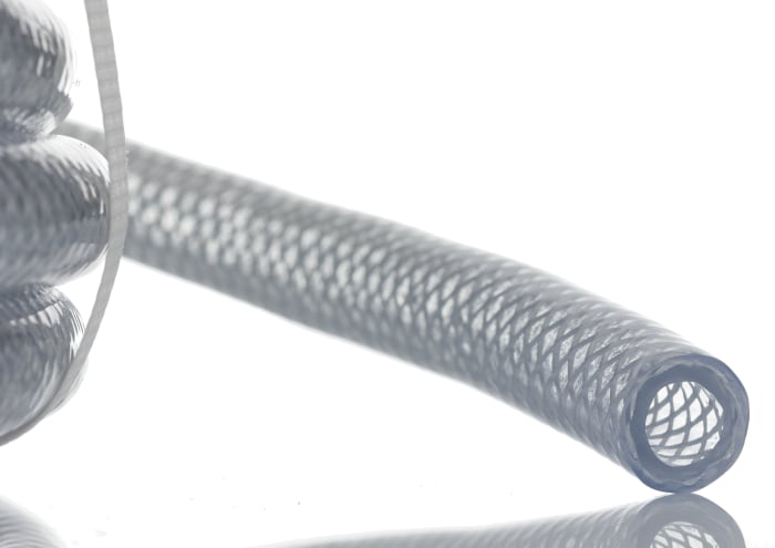 RS PRO | RS PRO PVC, Hose Pipe, 10mm ID, 16mm OD, Clear, 25m | 797-394 | RS