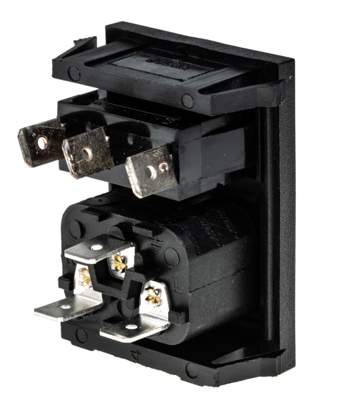 BZV03/Z0000/02 Bulgin | Bulgin C14 Snap-In IEC Connector Male, 10A, 250 ...