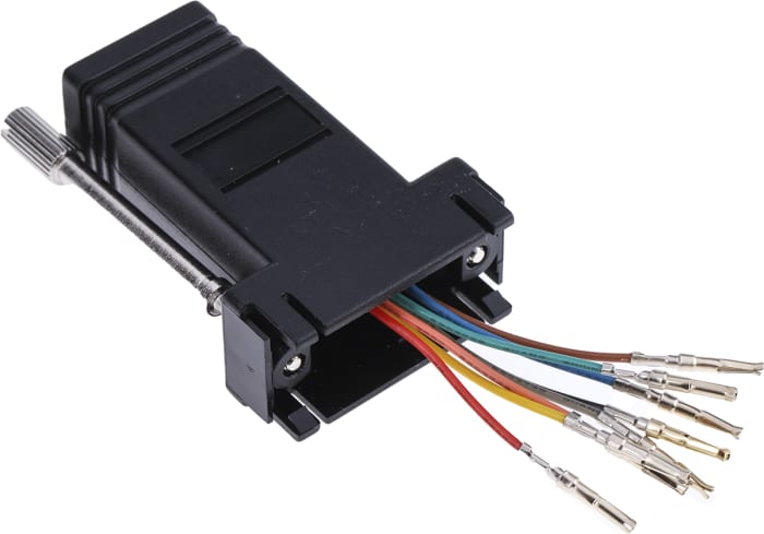 RS PRO | RS PRO D Sub Adapter Female 9 Way D-Sub to Female RJ45 | 818 ...