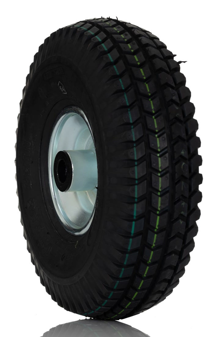 RS PRO | RS PRO Black Rubber Shock Absorbing Trolley Wheel, 200 kg ...