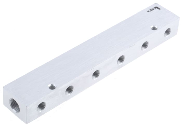 3311 10 13 06 Legris | Legris 3311 6 Outlet Pneumatic Manifold Threaded ...