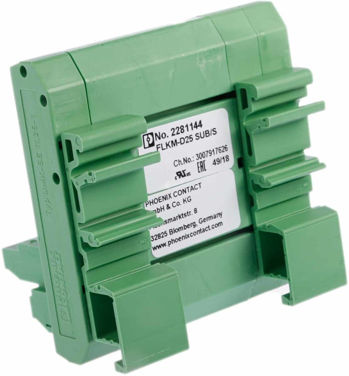 2281144 Phoenix Contact | Phoenix Contact FLKM-D25 SUB/S Series 25 ...