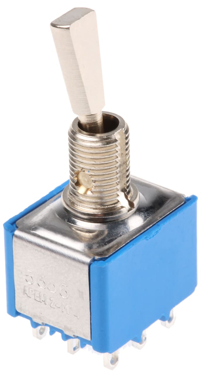 5656A9 APEM | APEM Toggle Switch, Panel Mount, On-On, 3PDT, Solder Terminal | 103-5546 | RS ...