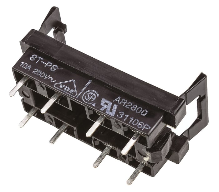 STPS Panasonic | Panasonic ST 8 Pin 380V ac PCB Mount Relay Socket, for ...