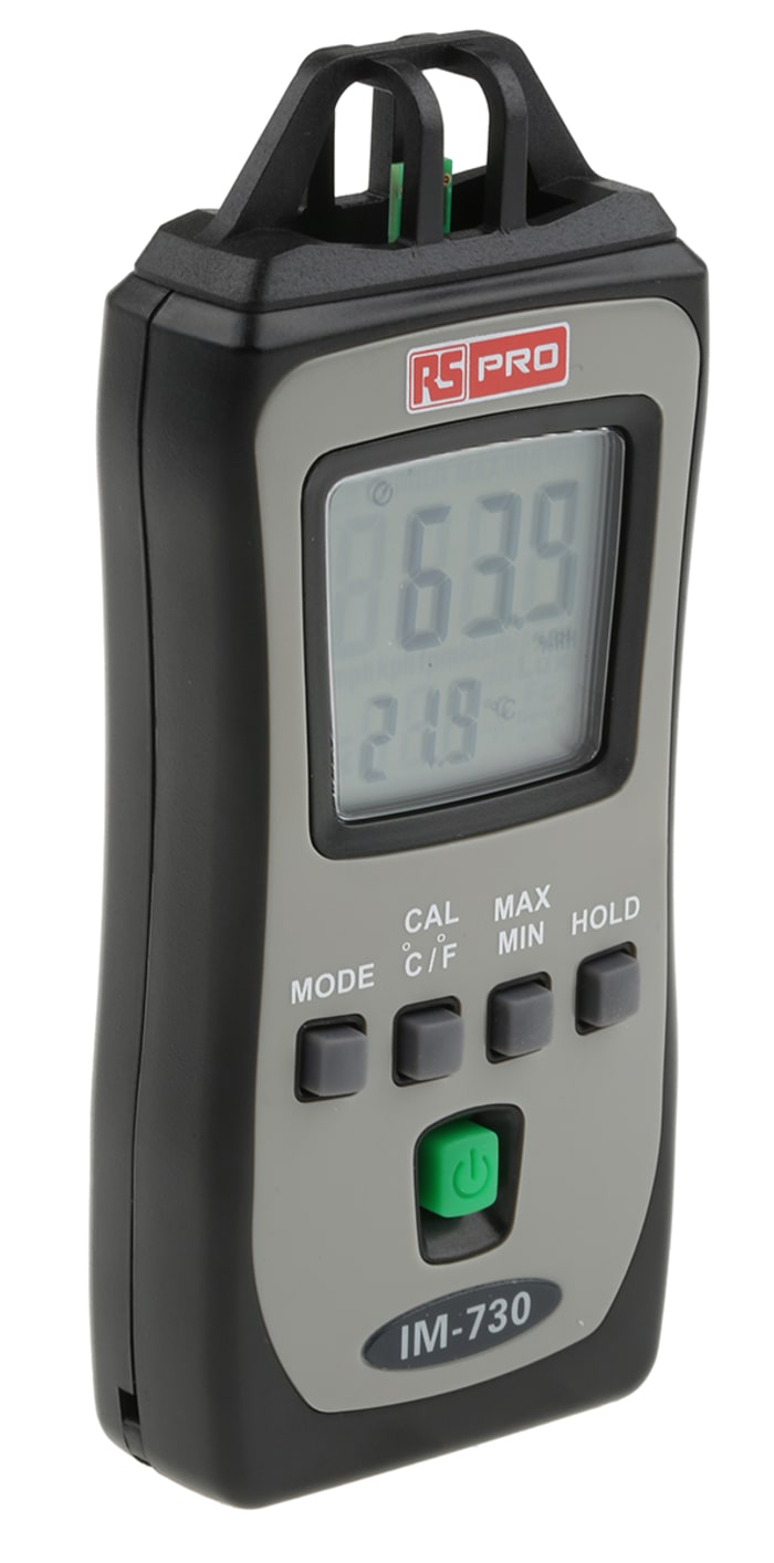 RS PRO | RS PRO Handheld Hygrometer, ±5 % Accuracy, +50°C Max, 99%RH ...