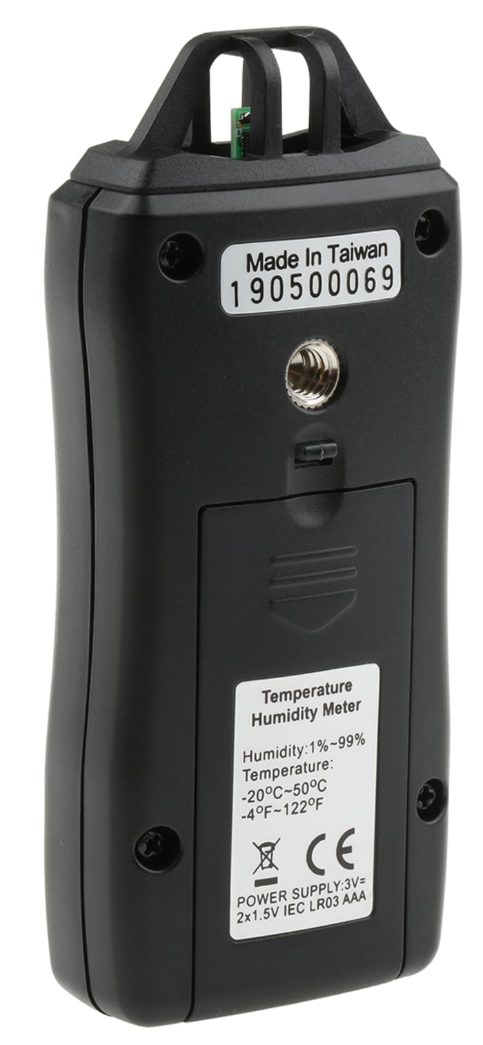 RS PRO | RS PRO Handheld Hygrometer, ±5 % Accuracy, +50°C Max, 99%RH ...