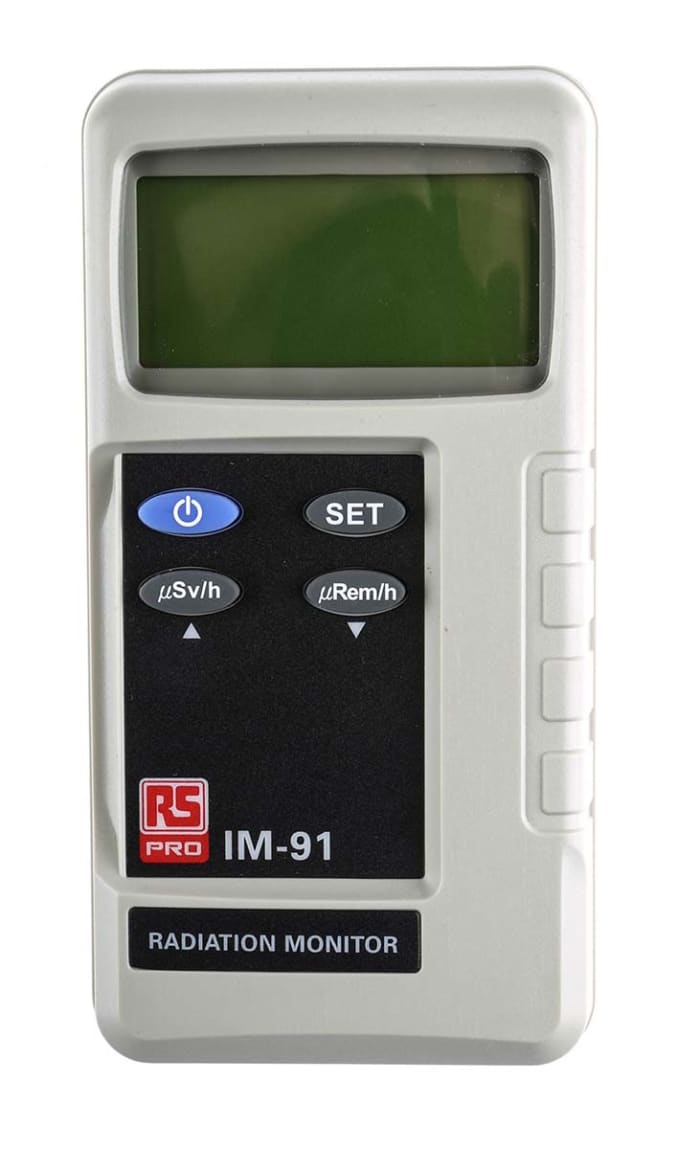 RS PRO | RS PRO IM-91 Radiation Meter for detecting Beta Rays, Gamma ...