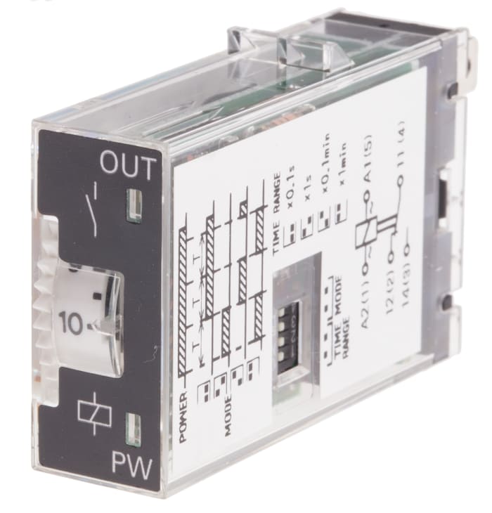 H3RN-1-B 24VAC Omron | Omron H3RN Series Panel Mount Timer Relay, 24V ...
