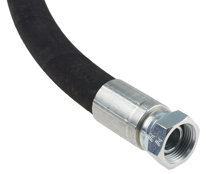 Rs Pro Rs Pro 1954mm Synthetic Rubber Hydraulic Hose Assembly 215bar