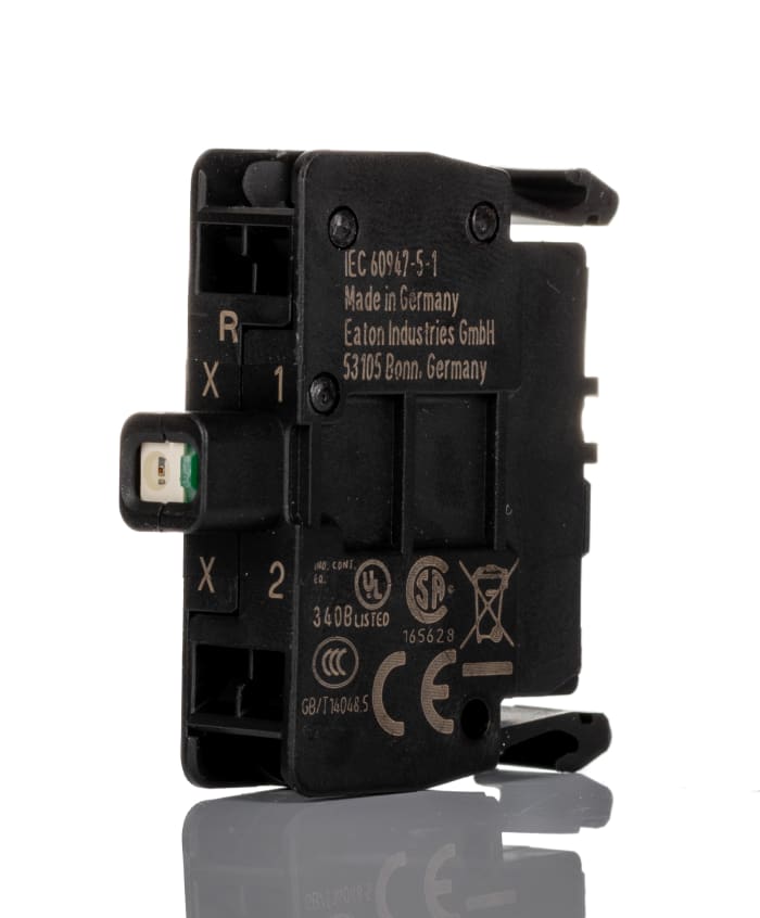 216573 M22-CLEDC-R Eaton | Eaton RMQ Titan M22 Series Light Block, 12 → 30V ac/dc, Red Light ...