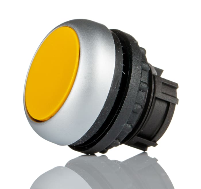 216598 M22-D-Y Eaton | Eaton RMQ Titan M22 Series Yellow Momentary Push Button, 22mm Cutout ...