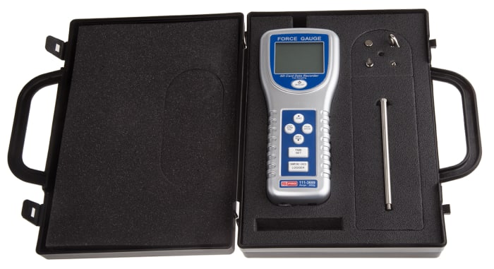 RS PRO | RS PRO Force Gauge RS232, USB, Range: 49.03N | 111-3689 | RS