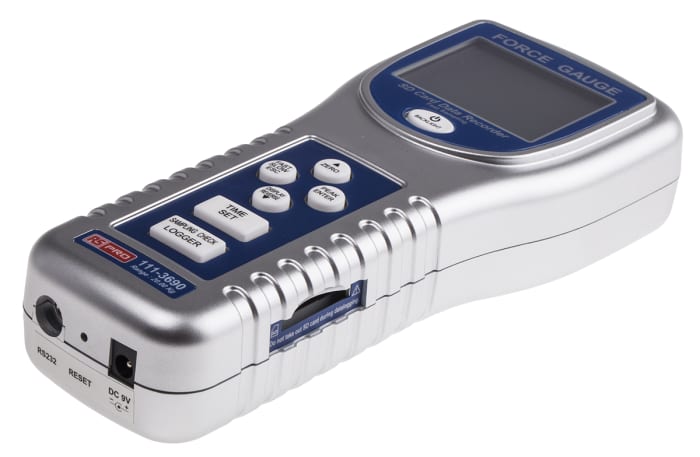 RS PRO | RS PRO Force Gauge RS232, USB, Range: 196N | 111-3690 | RS