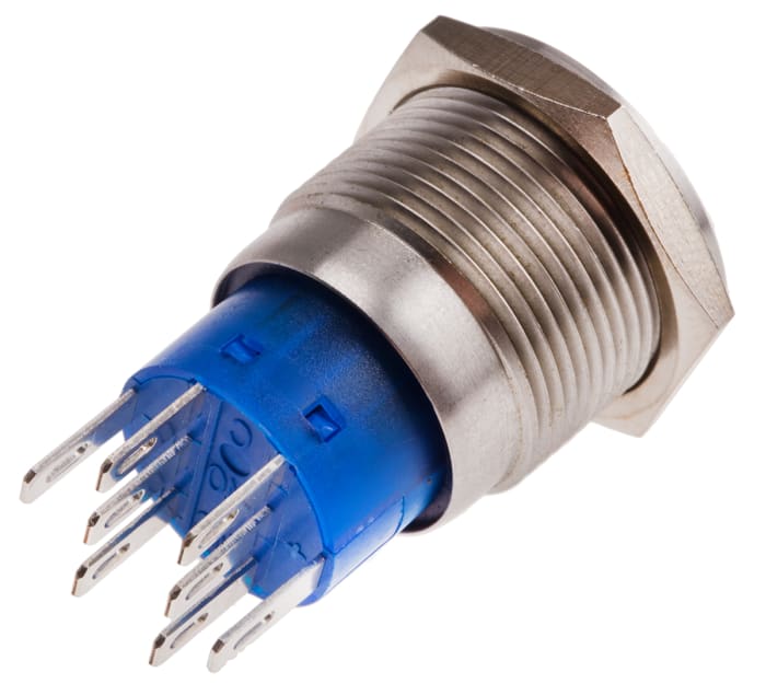RS PRO | RS PRO Illuminated Push Button Switch, Momentary, Panel Mount ...