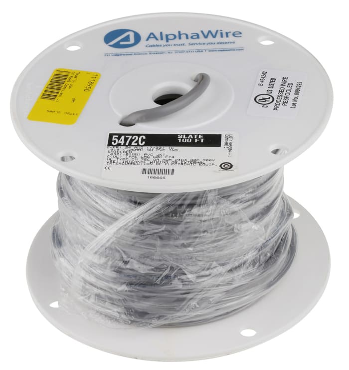 5472C SL005 Alpha Wire | Cable de datos apantallado Alpha Wire Alpha ...