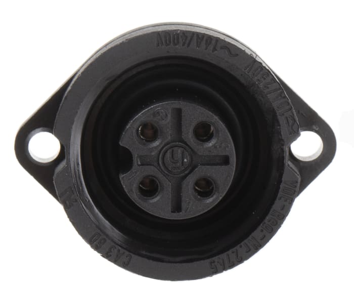 932321100 CA 3 GD Hirschmann | Hirschmann Circular Connector, 3 + PE ...