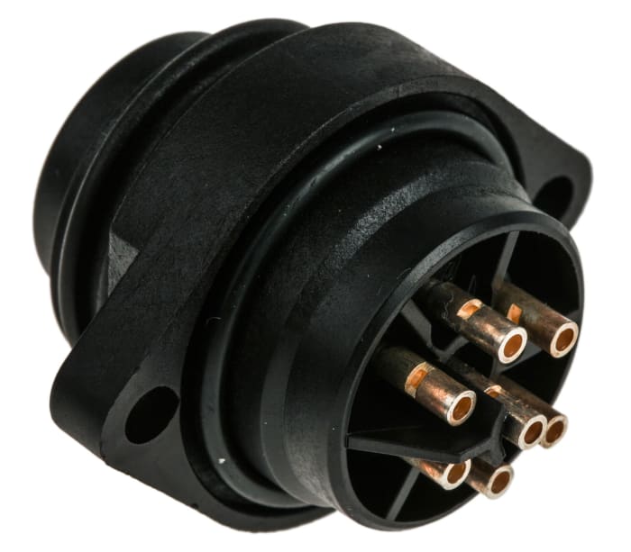 932326100 CA 6 GS Hirschmann | Hirschmann Circular Connector, 6 + PE ...