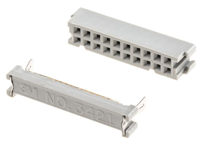 3421-6000 3M | 3M 20-Way IDC Connector Female for Cable, 2 Row | 121 ...