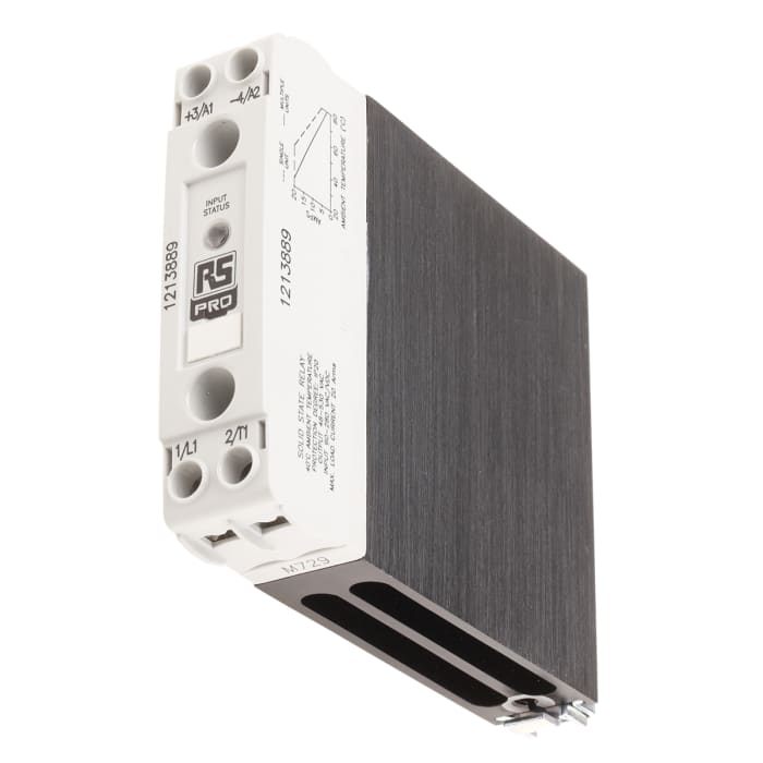 RS PRO | RS PRO Solid State Relay, 20 A Load, DIN Rail Mount, 530 V rms ...
