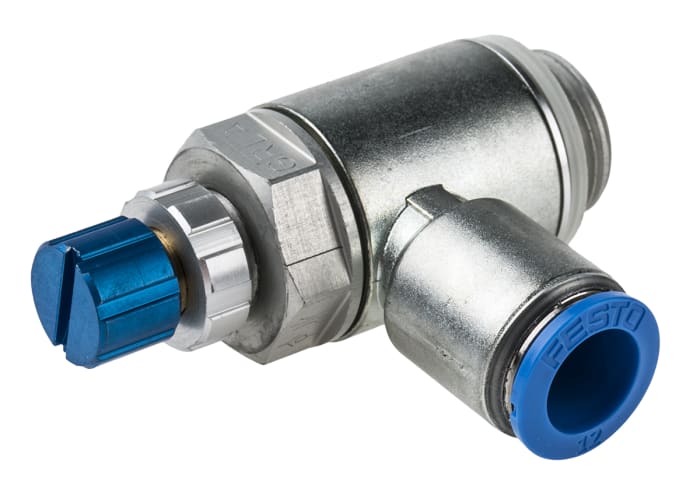 GRLA-1/2-QS-12-RS-D Festo | Festo GRLA Series Tube Exhaust Valve, 12mm ...