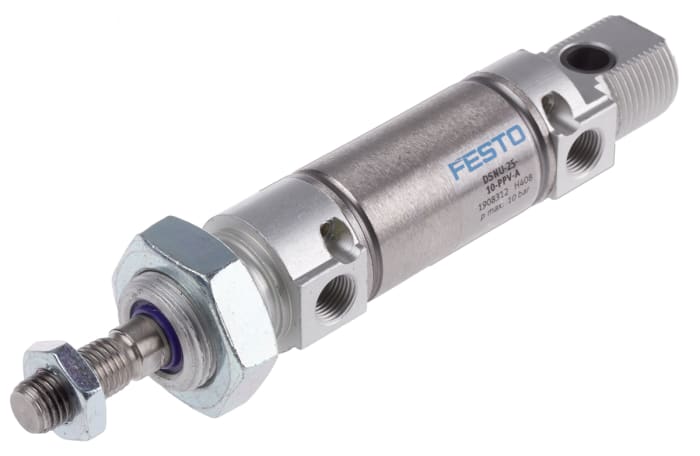 DSNU-25-10-PPV-A Festo | Festo 500 mm Pneumatic Cylinder - 1908312 DSNU ...