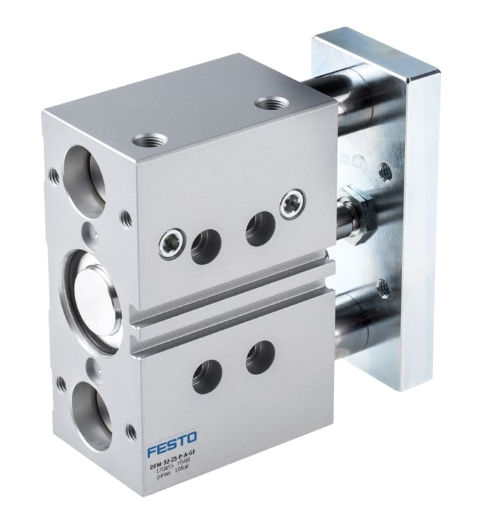 DFM-32-25-P-A-GF Festo | Festo Pneumatic Guided Cylinder - 170855, 32mm ...