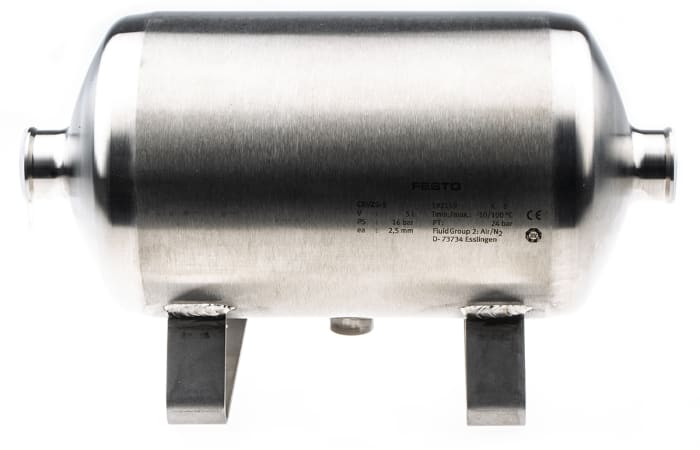 CRVZS-5 Festo | Festo Air Reservoir 5 l, G 1, CRVZS Series, 16bar | 121 ...